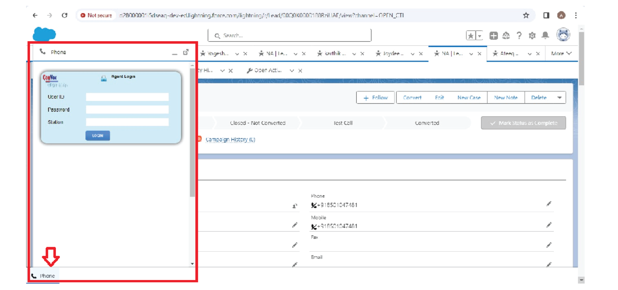 ConVox Salesforce CTI Integration with Call Center Software - Deepijatel